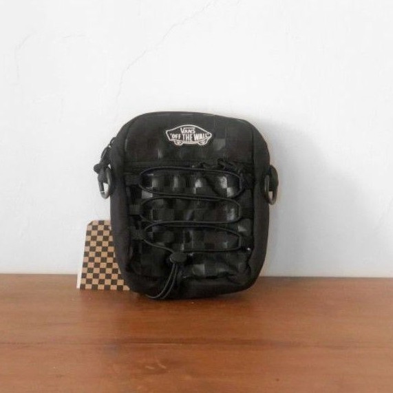 Jual Vans Sling Bag Checkerboard Black Original / Tas Vans Original ...