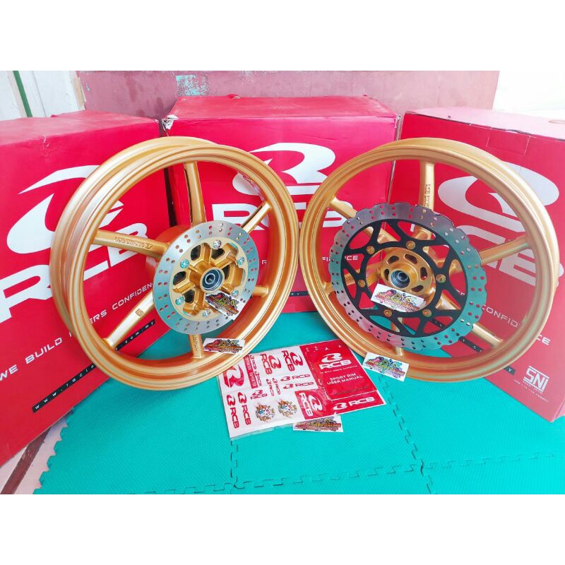 Jual Velg RCB SP 522 NINJA UKURAN 215/300-17 PNP NINJA R, RR,SS ...