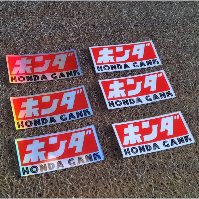 Jual Sticker Honda Gank Printing | Shopee Indonesia
