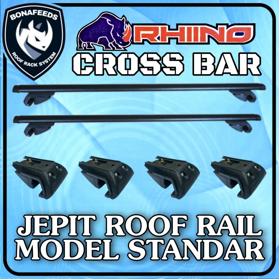 Jual Cross Bar Jepit Roof Rail Standar Atau Roofrail Model Lama ...