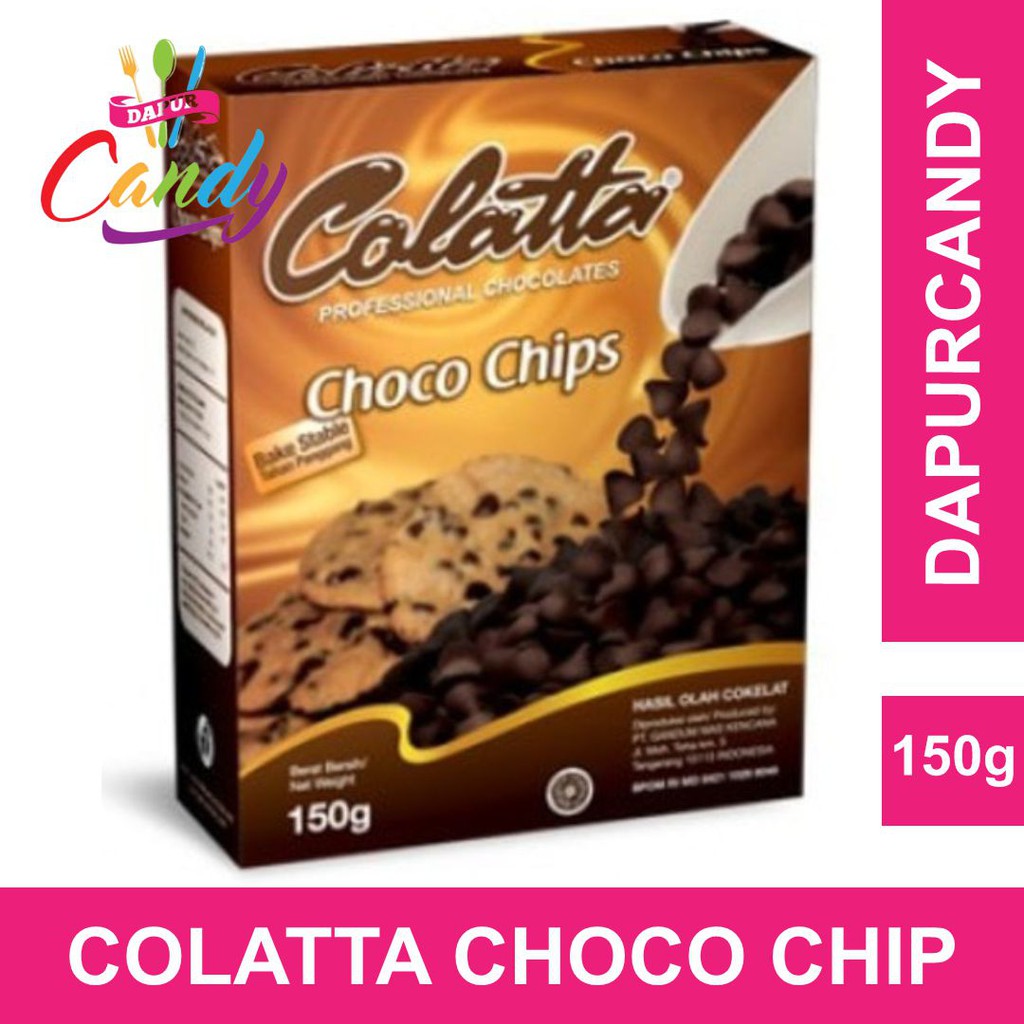 Jual DapurCandy - Colatta choco chips murah - collata choco chips 150gr ...