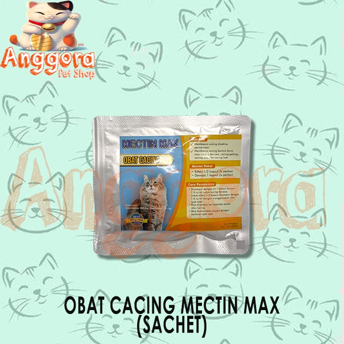 Jual Obat cacing Mectin max Sachet ISI 10 KAPSUL | Shopee Indonesia