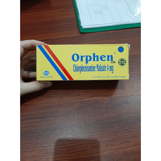 Jual Orphen 4 Mg (1 Box = 20 Strip = 200 pcs) | Shopee Indonesia