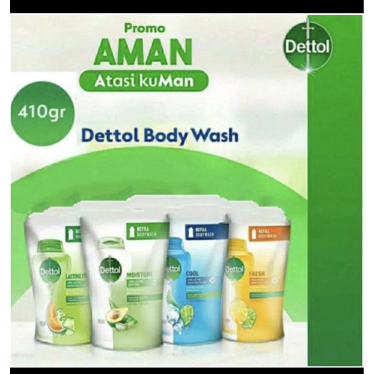 Jual Dettol BoDy Wash 410 ml ( refill) | Shopee Indonesia