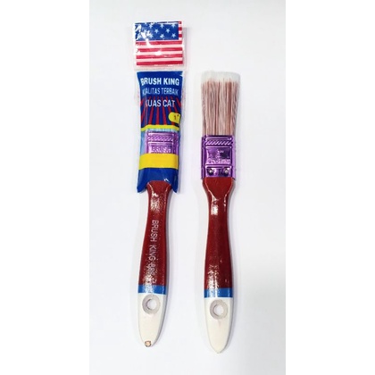 Jual Kuas Cat 'BRUSH KING.888' 1 INCI Kuas Cat Gagang Kayu (1PCS) | Shopee Indonesia