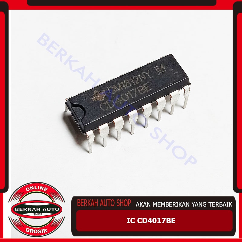 Jual IC CD4017BE - IC 4017 - ic 16 pin baguss | Shopee Indonesia