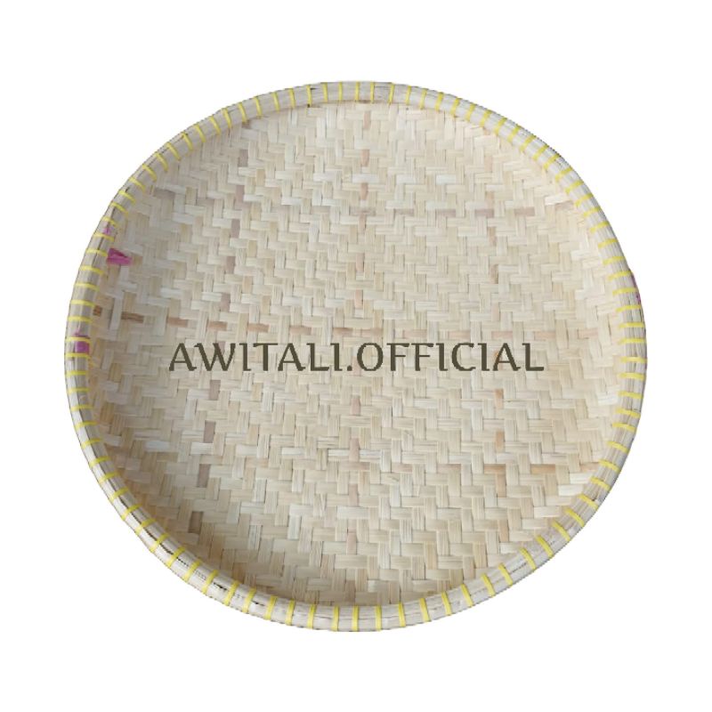 Jual Tampah Bambu Putih 40cm Nampan Bambu Saji Tumpeng Awitali | Shopee ...