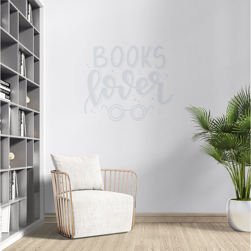 Jual Cutting Sticker Ruangan Baca Buku QB-09 Stiker Dinding Kaca Wall ...