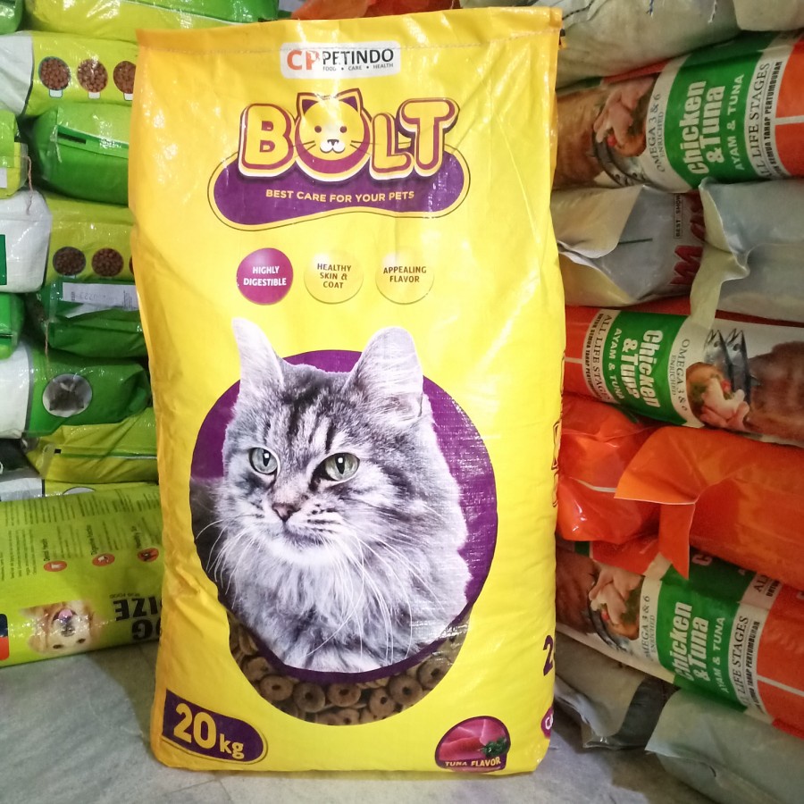 Jual ekspedisi Bolt tuna(Donut) 20 kg tuna flavor makanan kucing ...