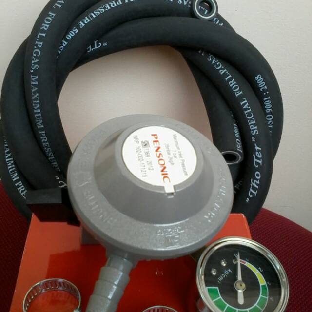 Jual Regulator Gas Compact PENSONIC LPG-1G Selang Gas 500 psi kualitas ...