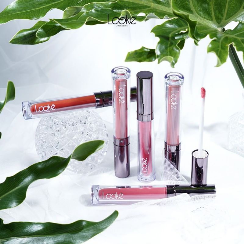Jual LOOKE Lip Cream 3in1 / Lip cream matte / Lip cream series ...