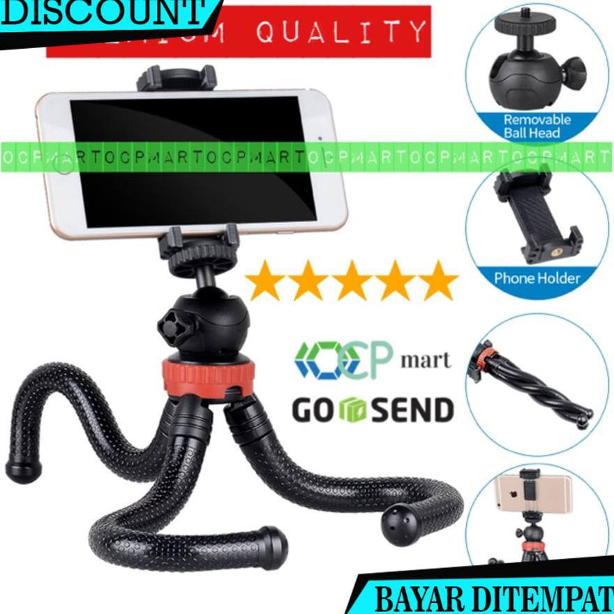 Jual (BAYAR DITEMPAT) TRIPOD FLEXIBLE GORILLA POD HEAVYDUTY KAMERA DSLR MIRRORLESS SMARTPHONE ...