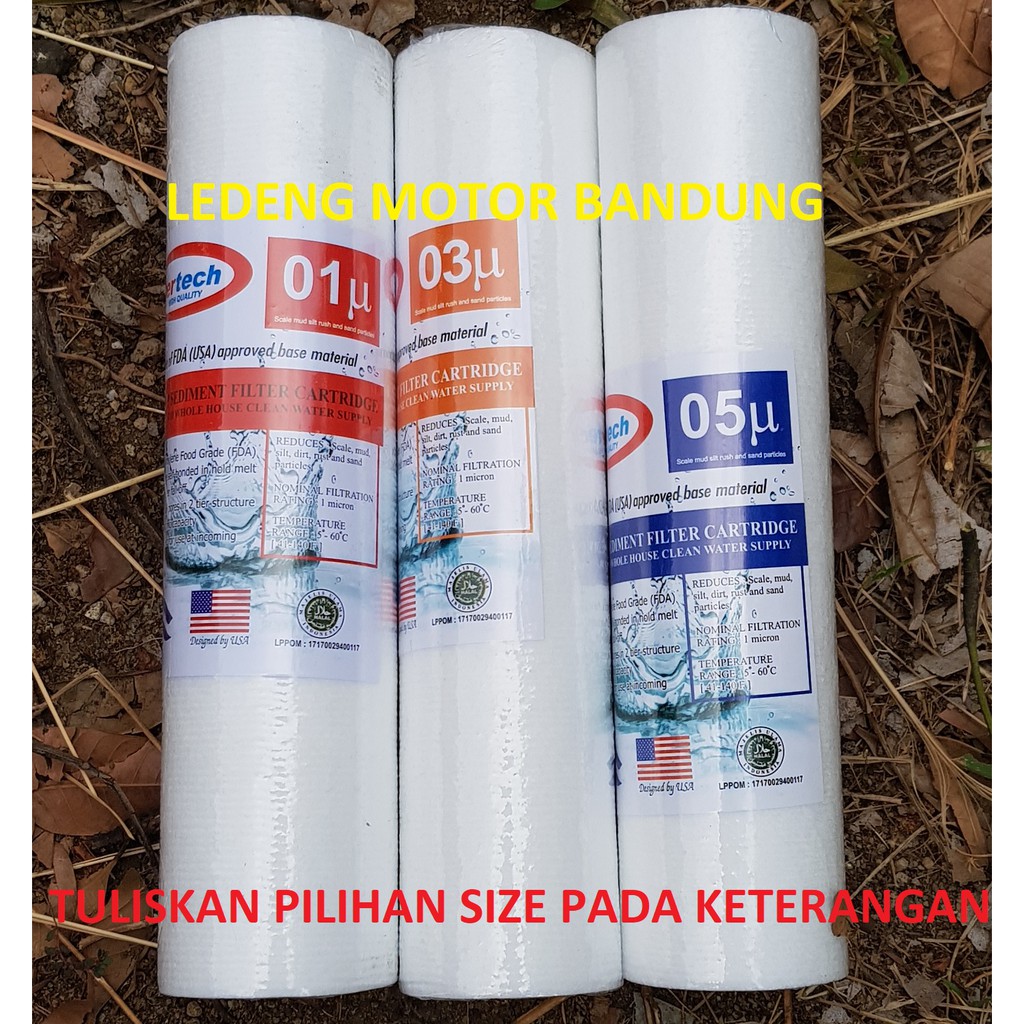 Jual Water Filter 10 inc Catridge Nano Spun Saringan Air PP Sediment ...