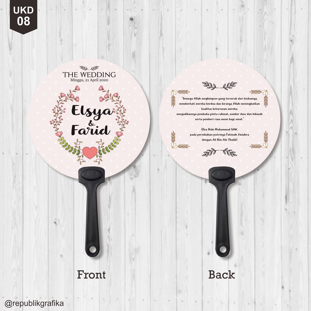 Jual UNDANGAN KIPAS WEDDING SOUVENIR KIPAS PERNIKAHAN CUSTOM | Shopee ...