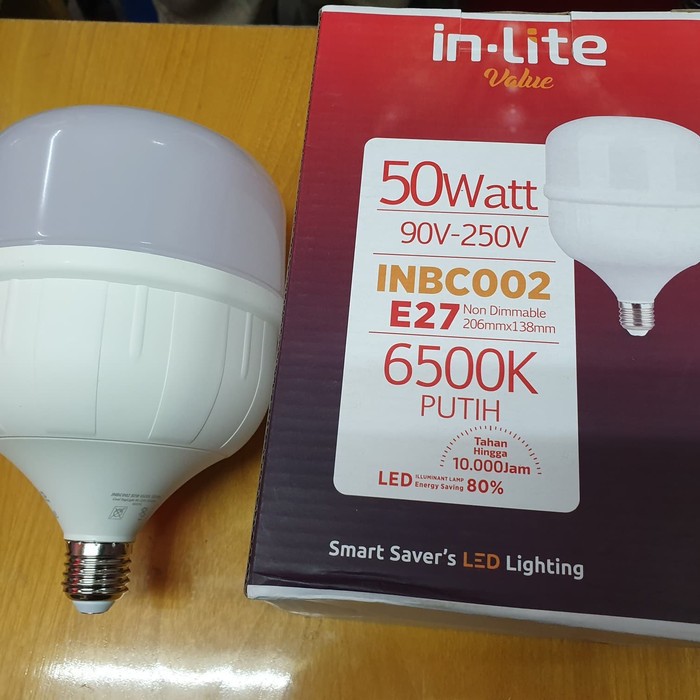Jual Lampu LED capsule InLite value 50W Putih | Shopee Indonesia