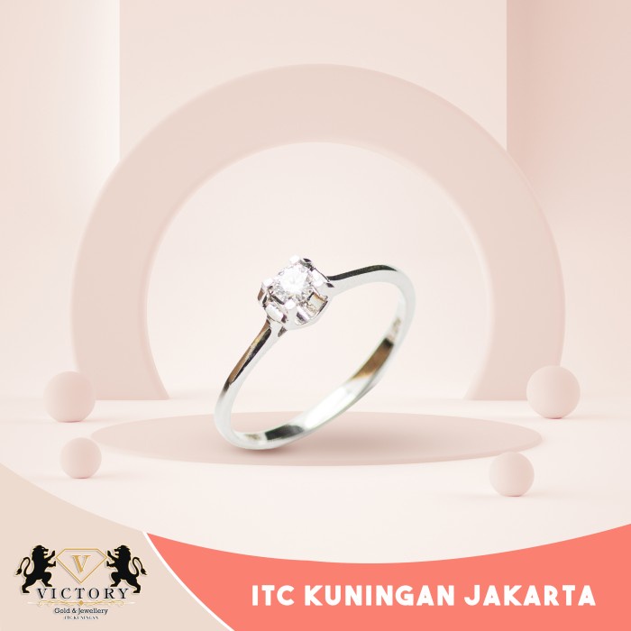 Jual VIC 710 Cincin Berlian Wanita | Shopee Indonesia