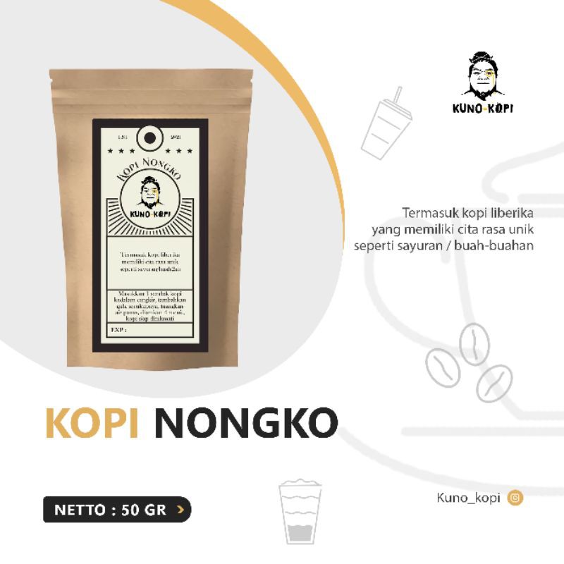 Jual Kopi Nongko (excelsa) murah Rp. 6000 (50gr &200 gr) | Shopee Indonesia
