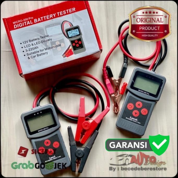 Jual Alat Tester Aki Mobil dan Motor Lancol Micro 200 Pro | Shopee ...
