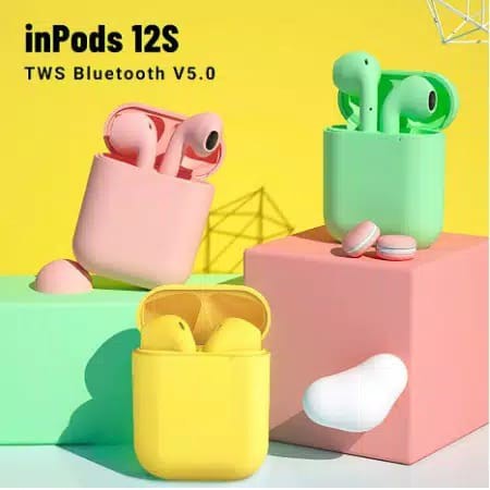 Jual Inpods 12 Wireless Earphone Bluetooth 5.0 | 8 Warna Macaron ...