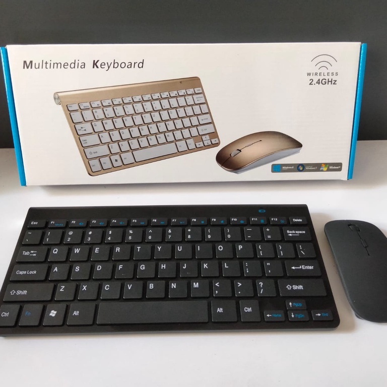 Jual Wireless Bluetooth Multimedia Keyboard | Shopee Indonesia