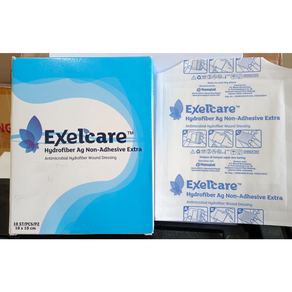 Jual Exelcare Hydrofiber AG Non Adhesive Extra | Shopee Indonesia