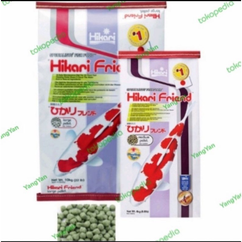 Jual HIKARI FRIEND MEDIUM LARGE 10KG PAKAN KOI FLOATING | Shopee Indonesia