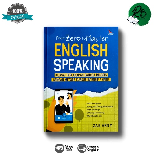 Jual BK - FROM ZERO TO MASTER ENGLISH SPEAKING | Shopee Indonesia