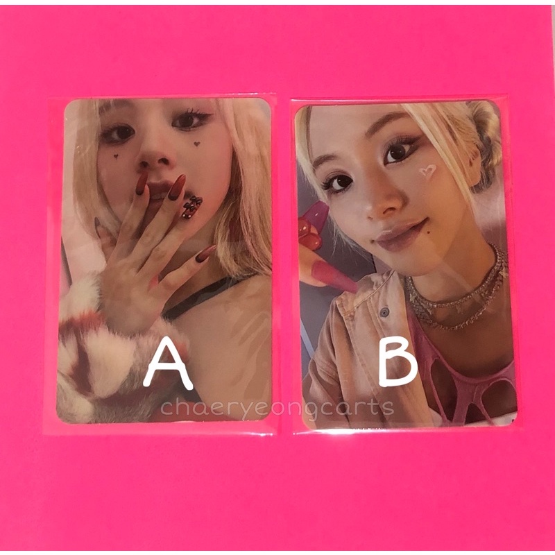 Jual OFFICIAL PHOTOCARD Chaeyoung TWICE FORMULA OF LOVE (chae kuku ...