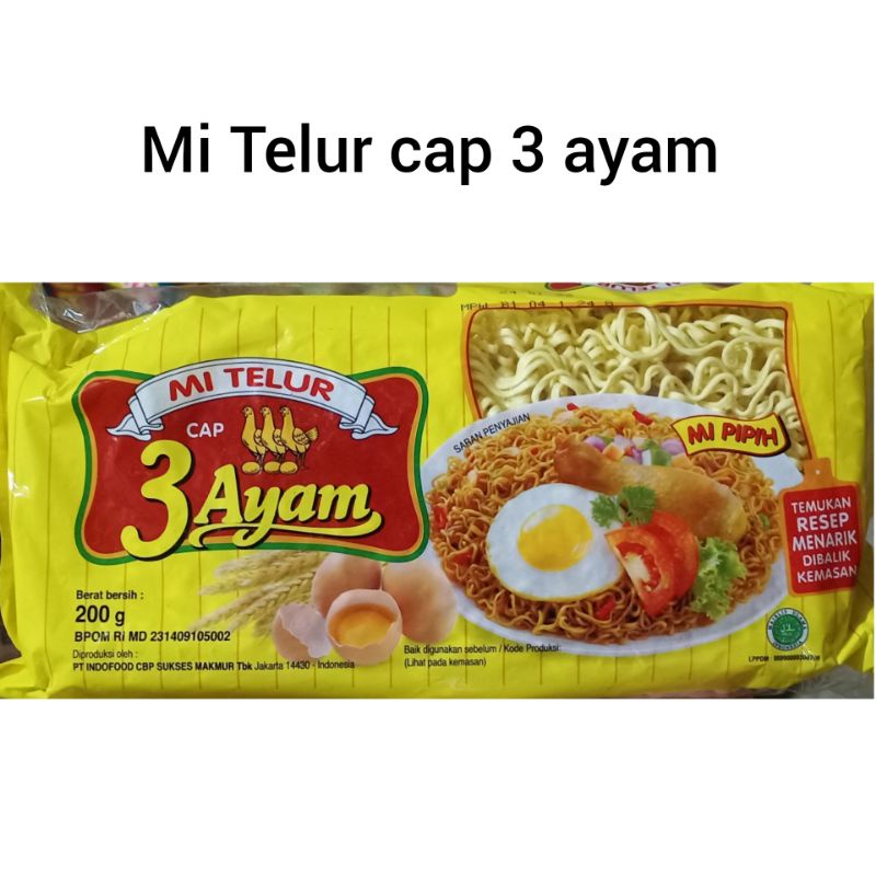 Jual Mi Telur cap 3 Ayam | Shopee Indonesia
