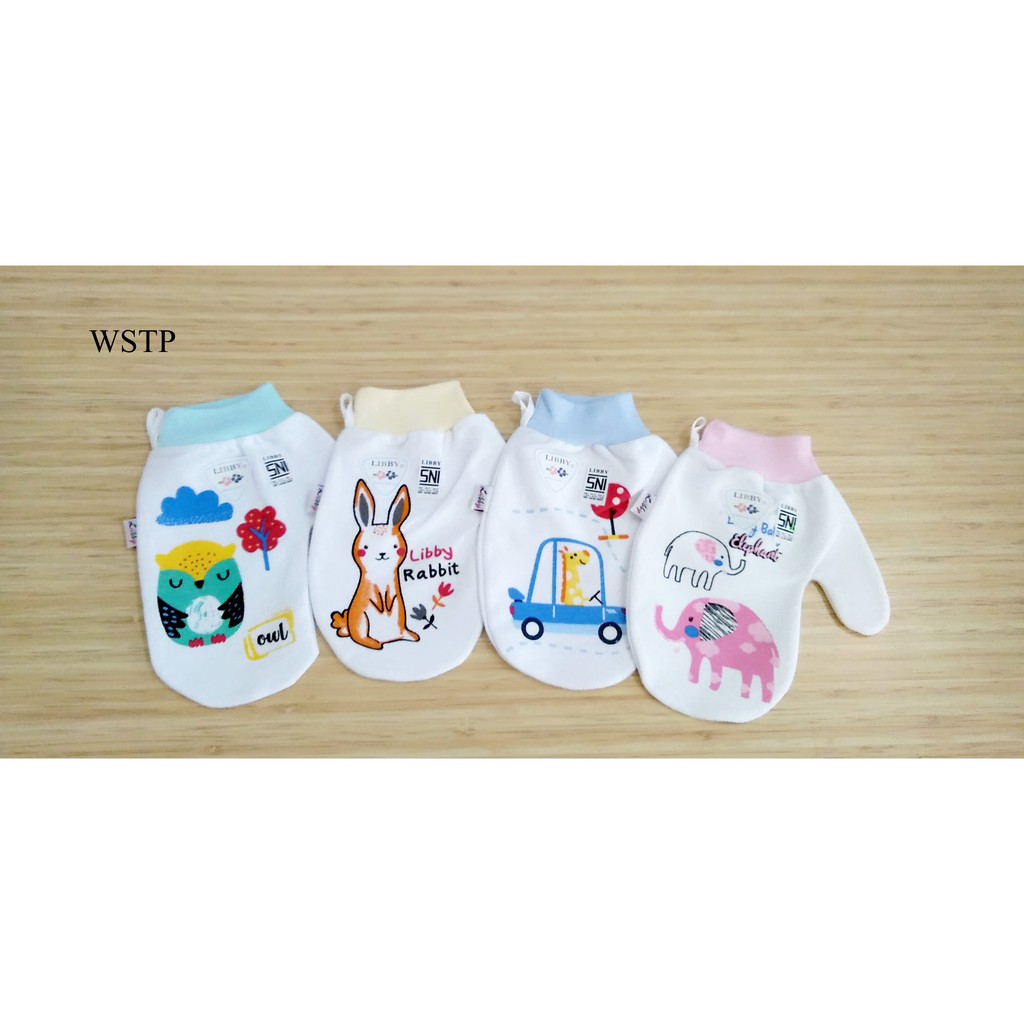 Jual LIBBY MURAH WASLAP COTTON TANGAN PUTIH WASHLAP HANDUK BAYI NEWBORN ...