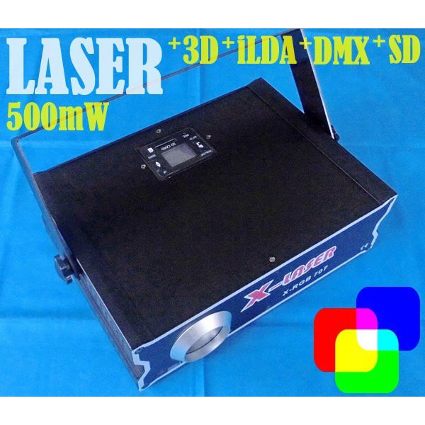 Jual X-Laser X-RGB Disco Laser RGB Stage 500MW 3D PROGRAMMABLE LASER ...