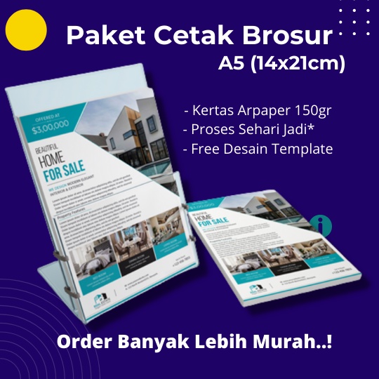 Jual Cetak Brosur A5 Pamflet | Shopee Indonesia
