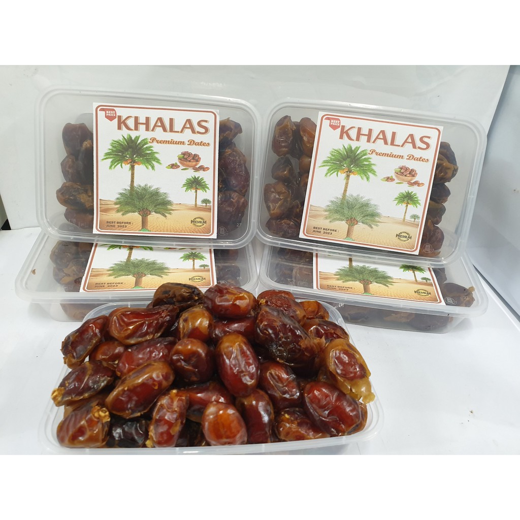 Jual kurma khalas as saad 250gr//original premium//oleh oleh haji umroh ...