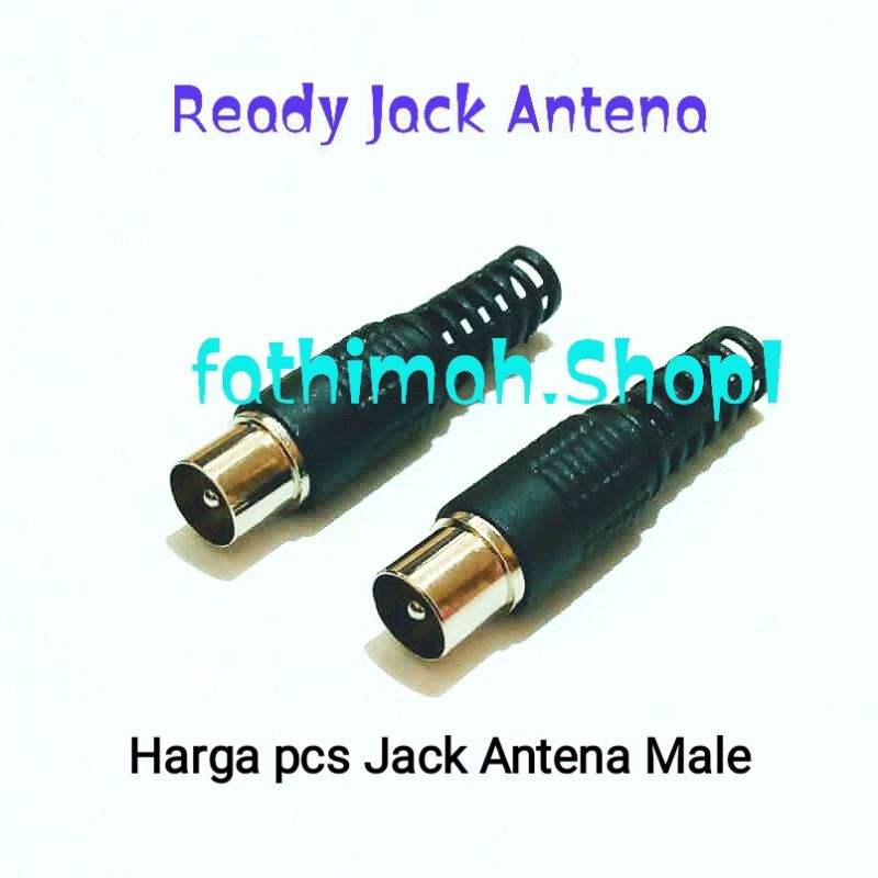 Jual Jack Antena Male Hitam Kualitas Bagus | Shopee Indonesia