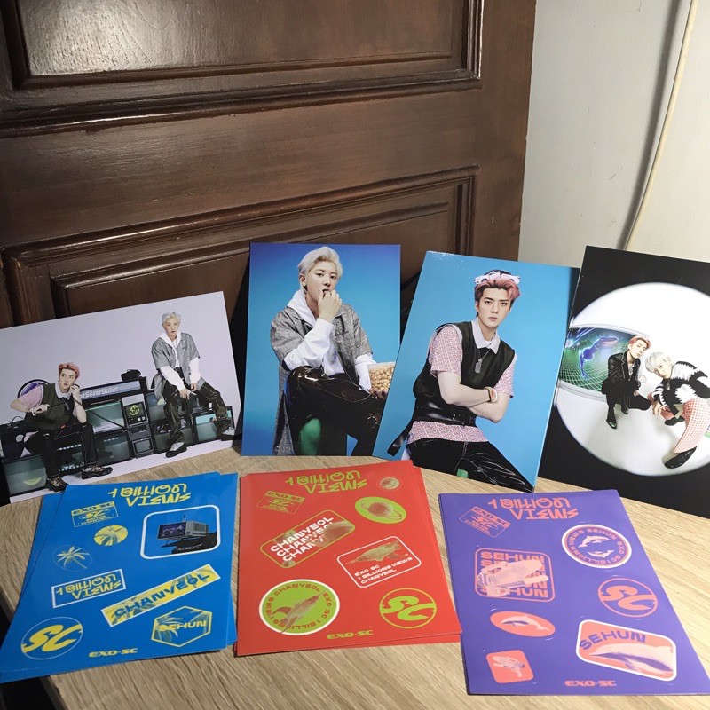 Jual EXO SC 1 BILLION VIEWS ALBUM POSTCARD STICKER | Shopee Indonesia
