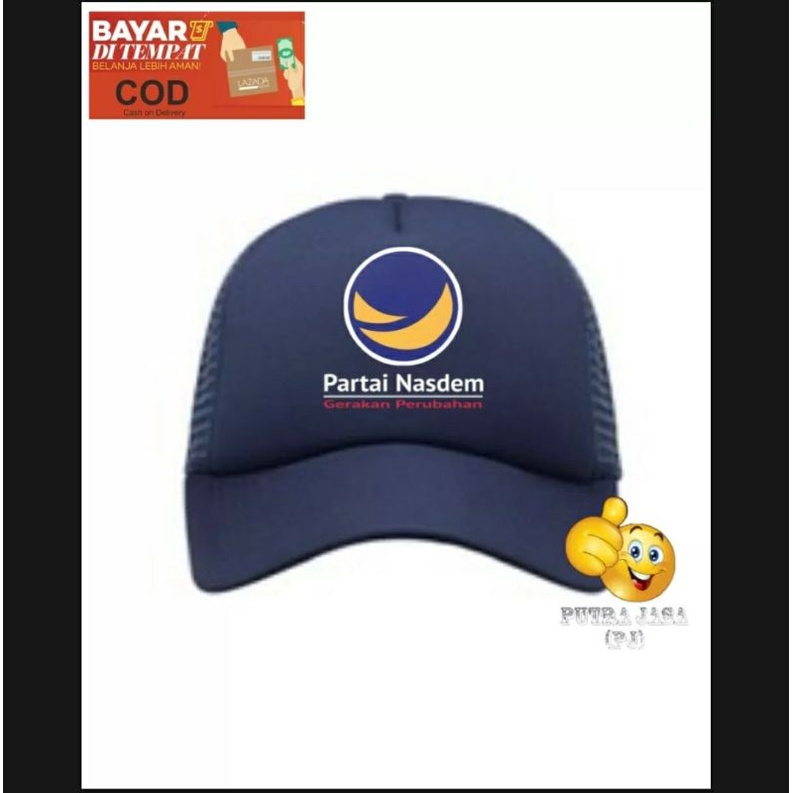 Jual TOPI TRUCKER PARTAI NASDEM GERAKAN PERUBAHAN | Shopee Indonesia
