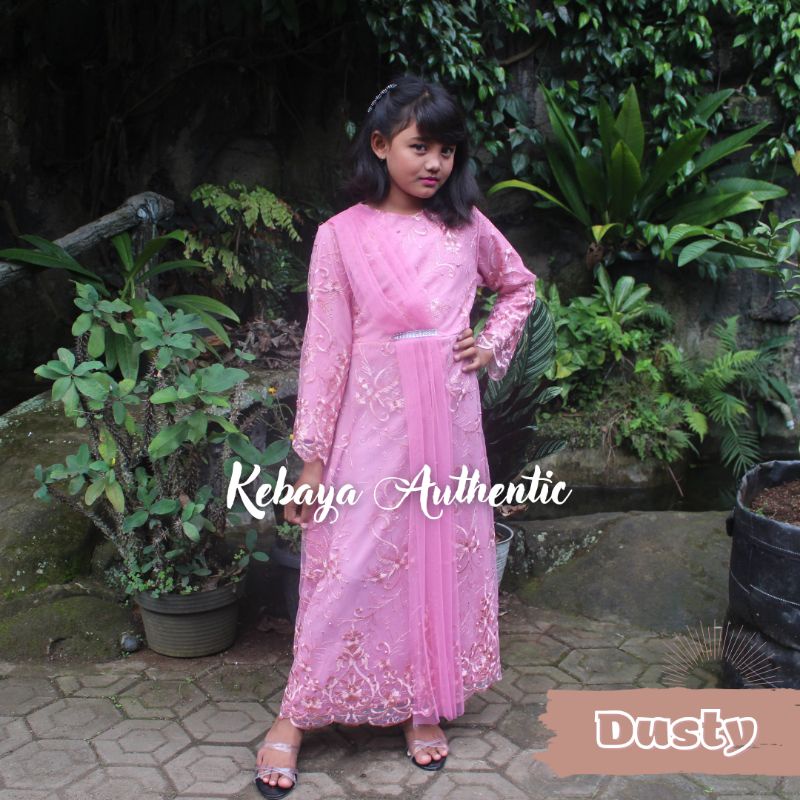 Jual Kebaya Anak Dress Gamis Tille Modern Slayer Lengan Panjang ...
