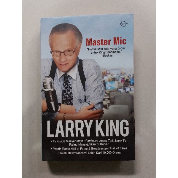 Jual Buku Master Mic --- Larry King | Shopee Indonesia