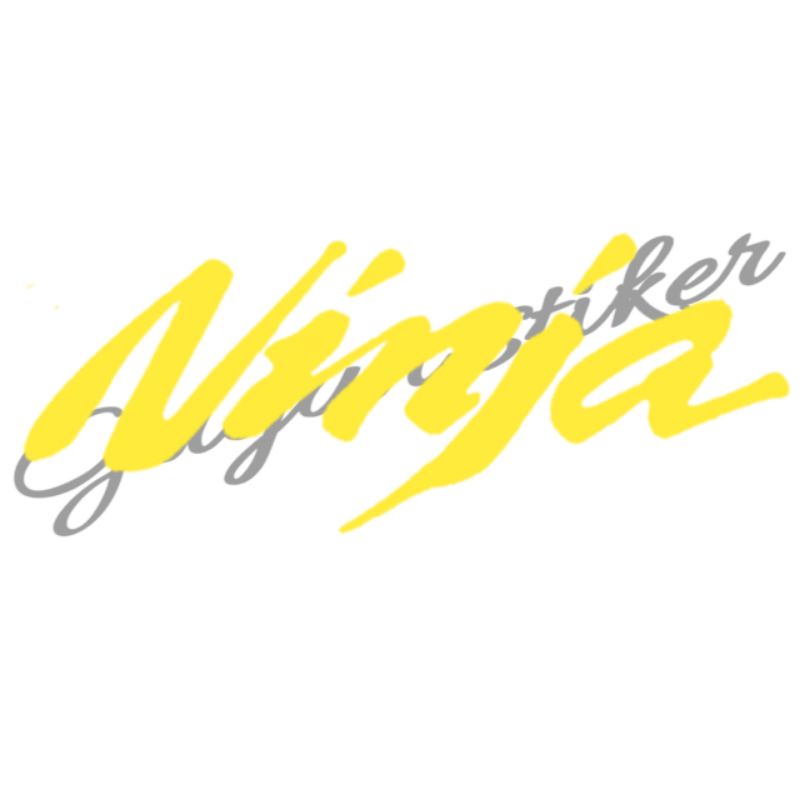 Jual STIKER CUTTING TULISAN NINJA UNTUK MOTOR 100%produk baru | Shopee ...