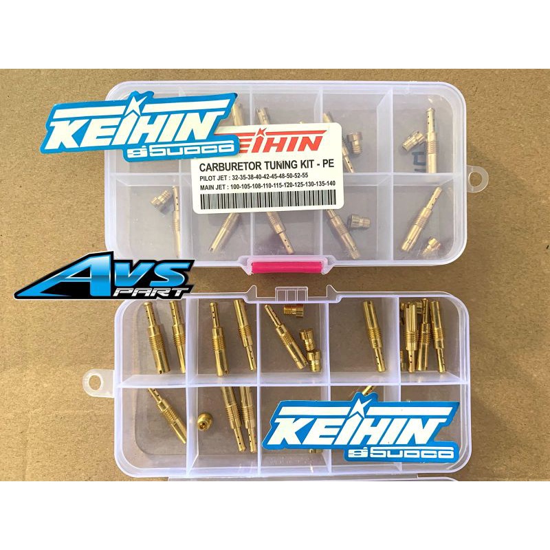 Jual Spuyer Karbu Karburator PE Tuning Kit Spuyer Main Jet Pilot Jet 32 35 38 40 45 48 50 52 55 ...