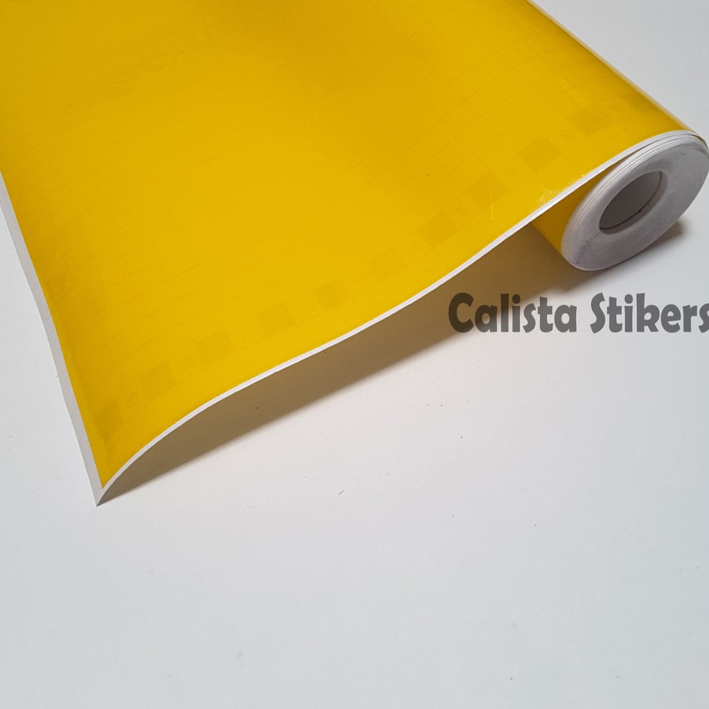 Jual Stiker/ Sticker / Skotlet / Skotlite warna Kuning Transparan ...