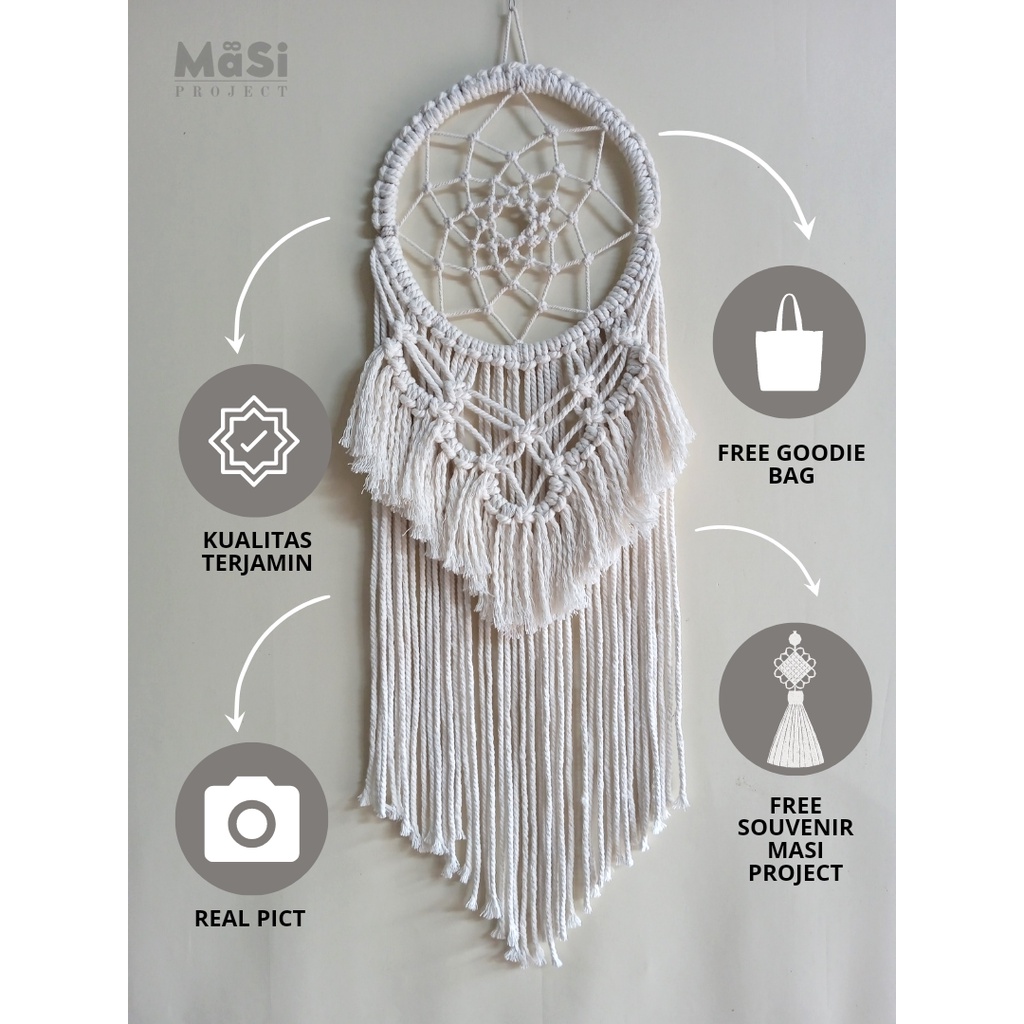 Jual Macrame Wall Hanging DCR1 by MaSi Project | Shopee Indonesia