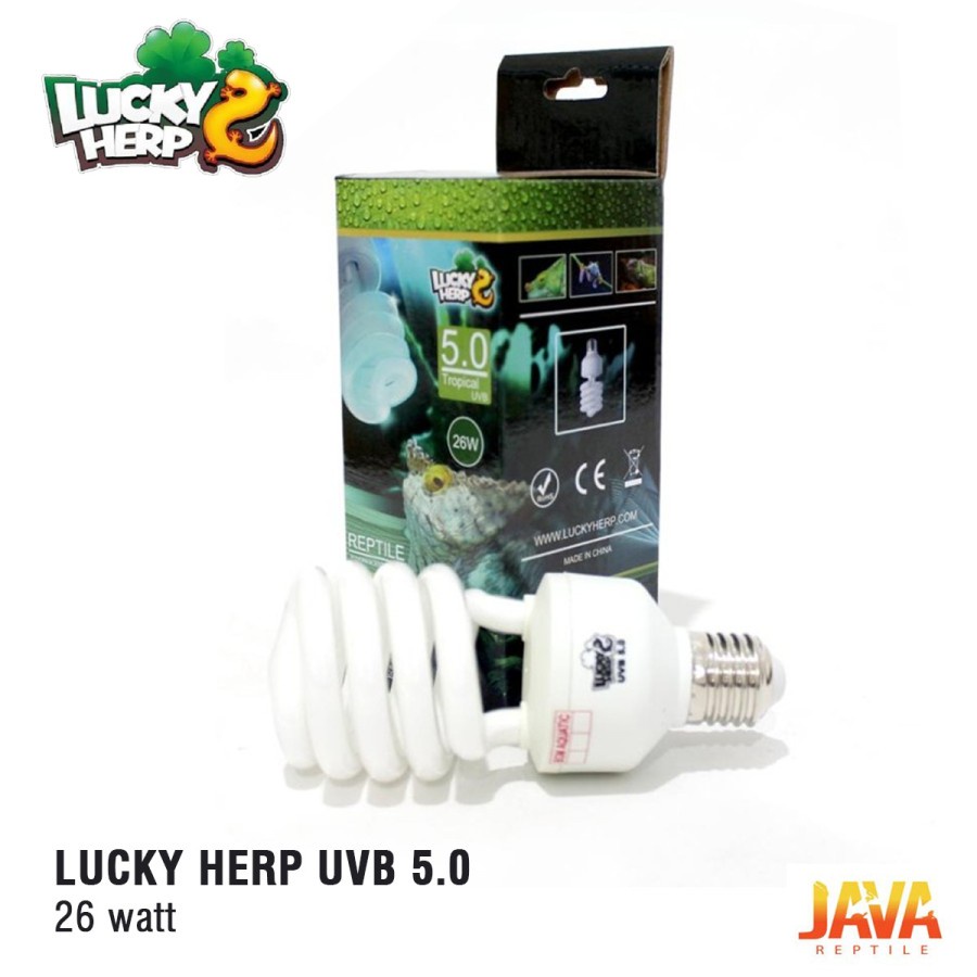 Jual Lucky Herp reptile UVB 5.0 26w -Tropical UVB lampu reptile 26 Watt | Shopee Indonesia