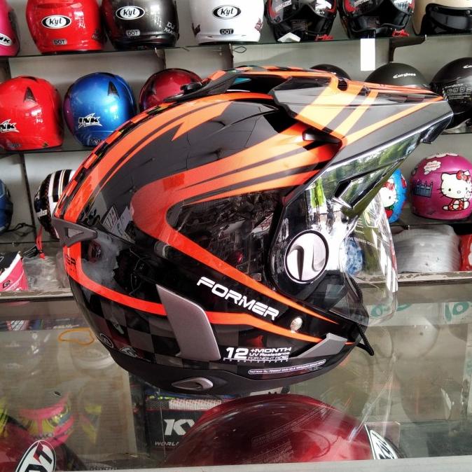 Jual Helm Cargloss Former Motif Of Racing /Helm Semi Cross | Shopee ...