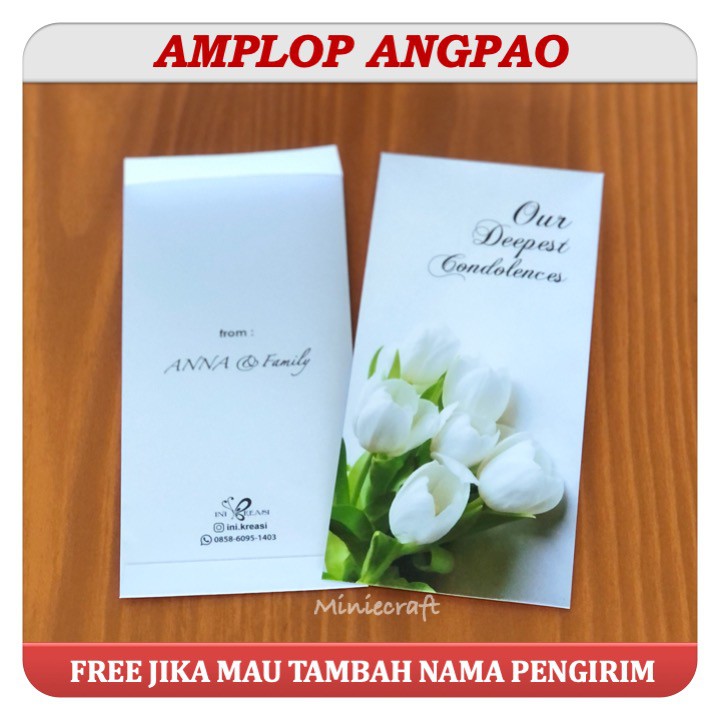 Jual AMPLOP ANGPAO DUKACITA MODEL PANJANG ANGPAU 1PAK ISI 6PCS CUSTOM ...
