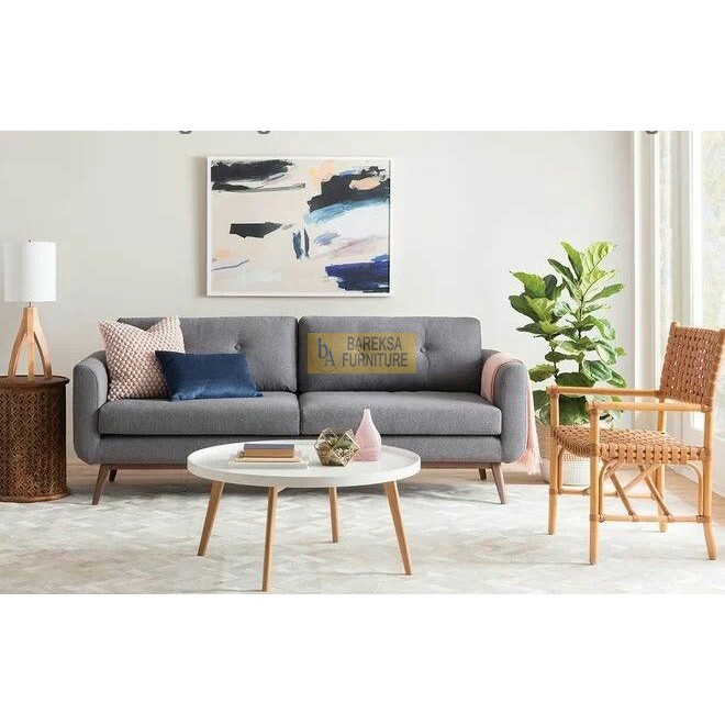 Jual SOFA RETRO SET SOFA SCANDINAVIAN MURAH, SOFA L, SOFA SUDUT ...