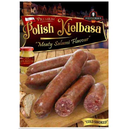 Jual SVEN CHOICE POLISH KIELBASA COLD SMOKED 140gr/1Pcs | Shopee Indonesia