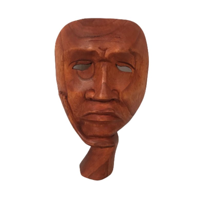 Jual Topeng kayu Bali 25 cm Hiasan dinding kayu Home decoration ...