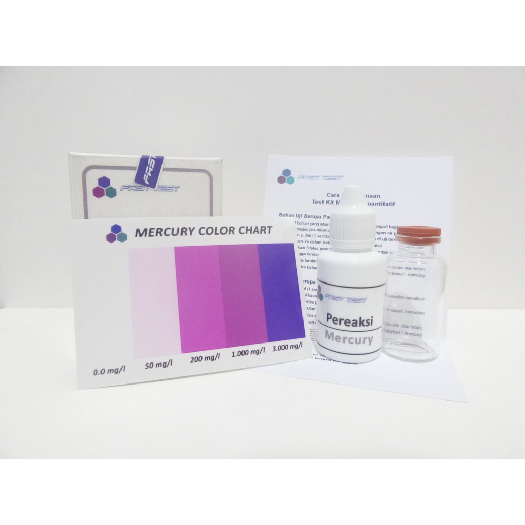 Jual Test Kit Mercury Kuantitatif / Merkuri Testkit 100 test | Shopee ...