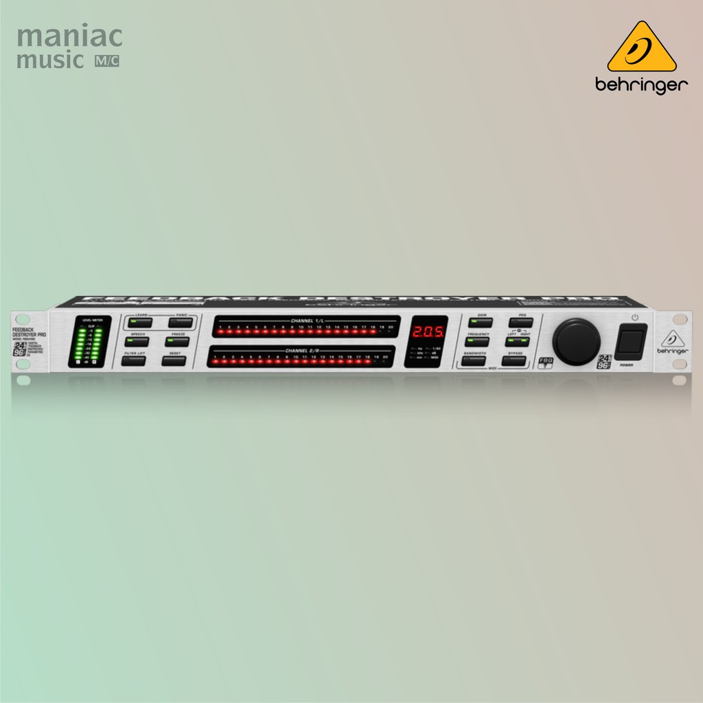 Jual Behringer FBQ2496 - Feedback Destroyer, Parametric Equalizer ...